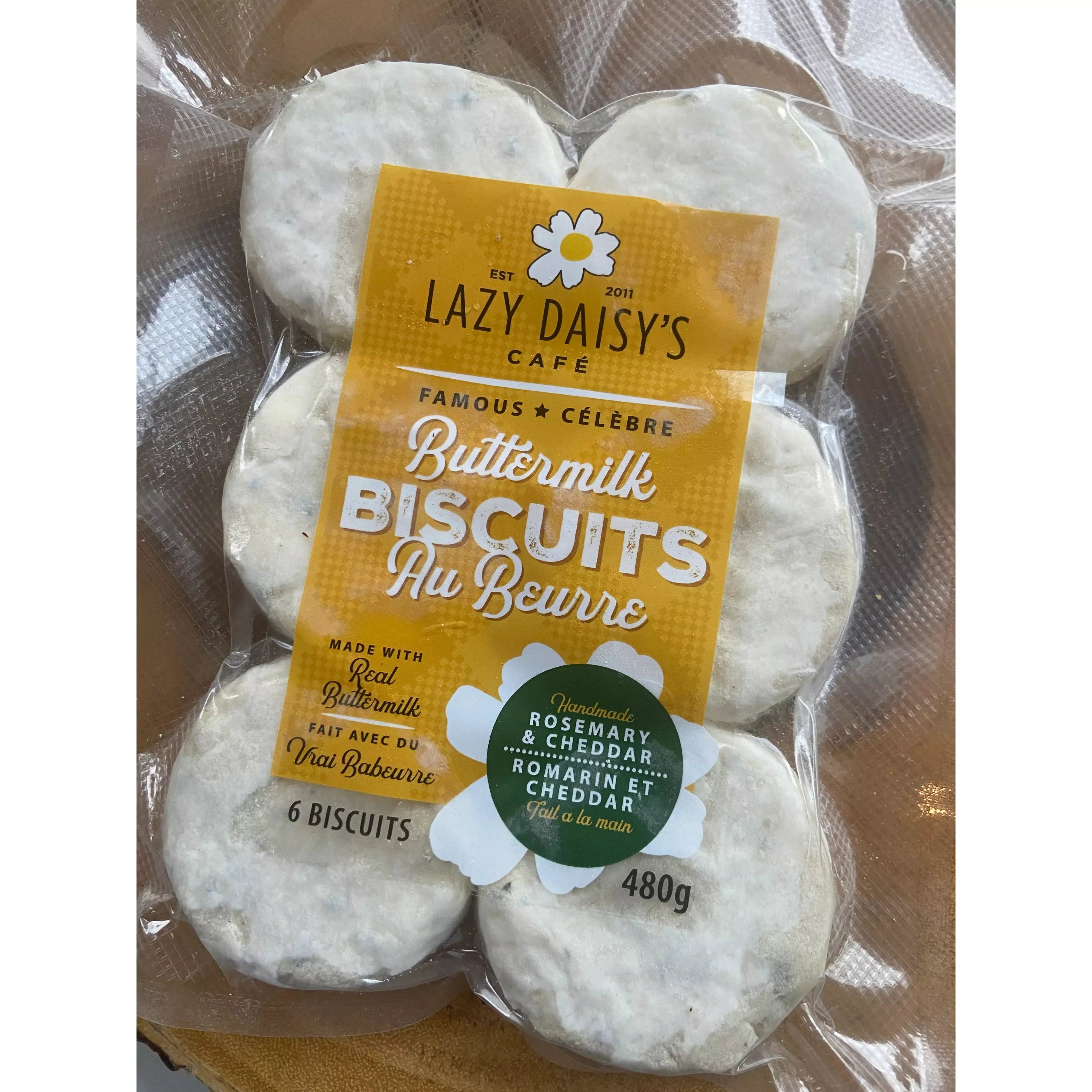 BUTTERMILK BISCUITS ROSEMARY & CHEDDAR, FROZEN, LAZY DAISY'S – Creeds