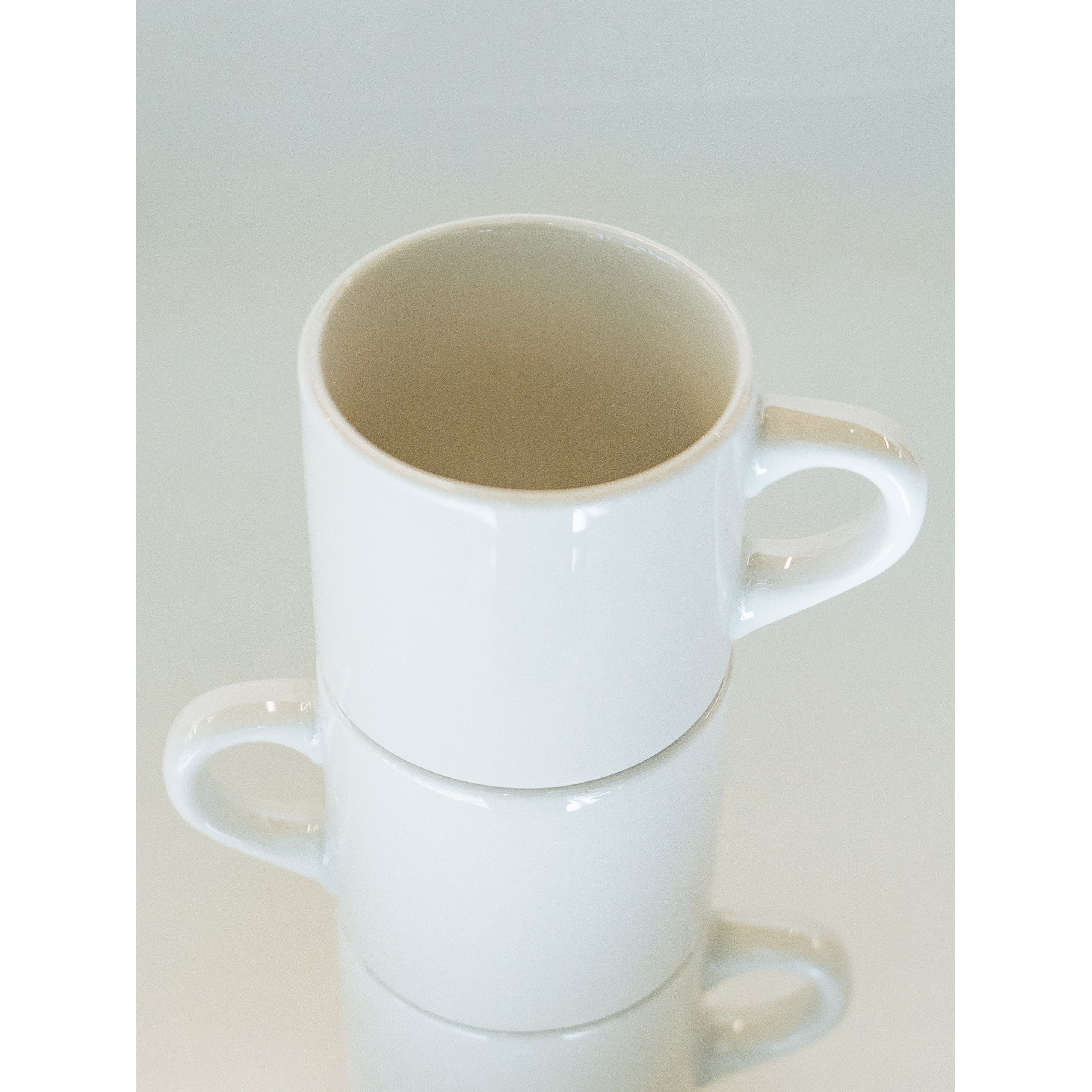 WHITE STACKING ESPRESSO CUP 3.5oz, BROWNE – Creeds