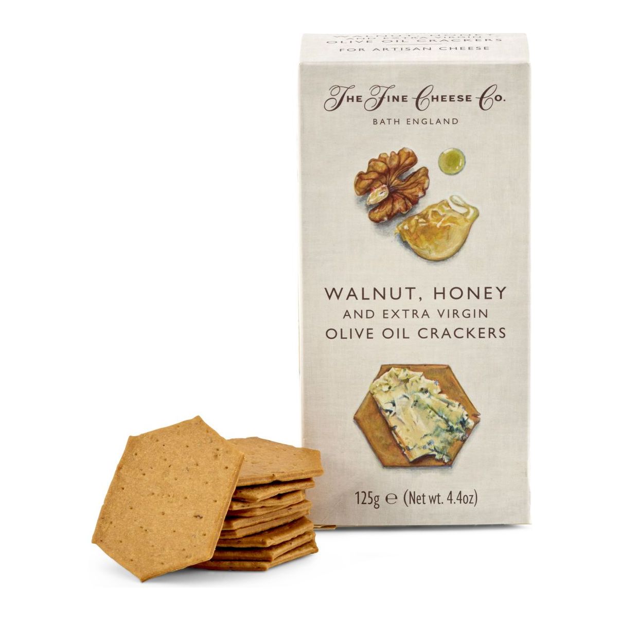 WALNUT, HONEY & EVOO CRACKERS, THE FINE CHEESE CO – Creeds