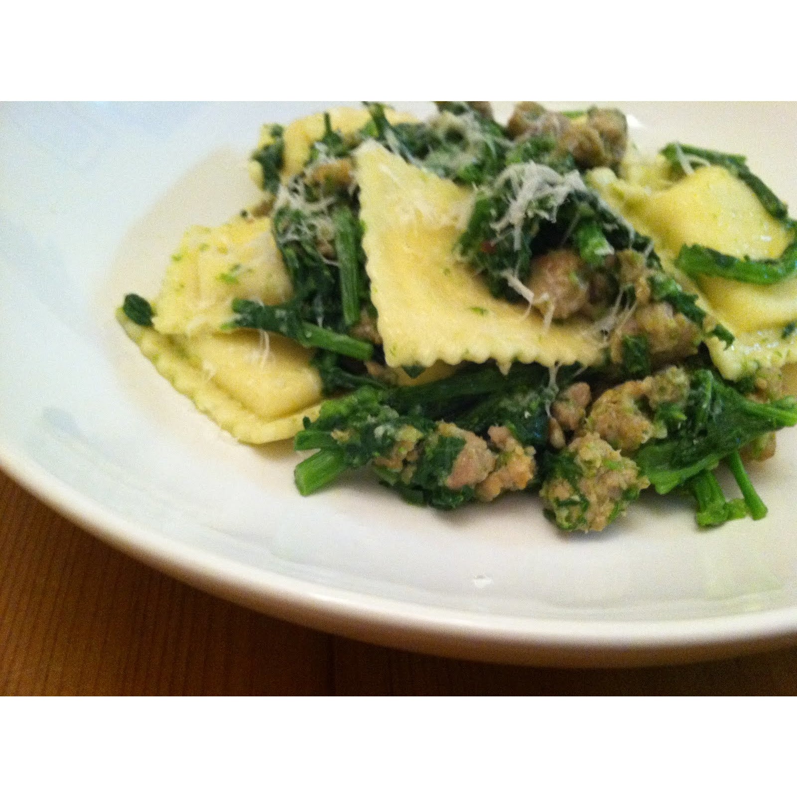SAUSAGE AND RAPINI JUMBO RAVIOLI – Creeds